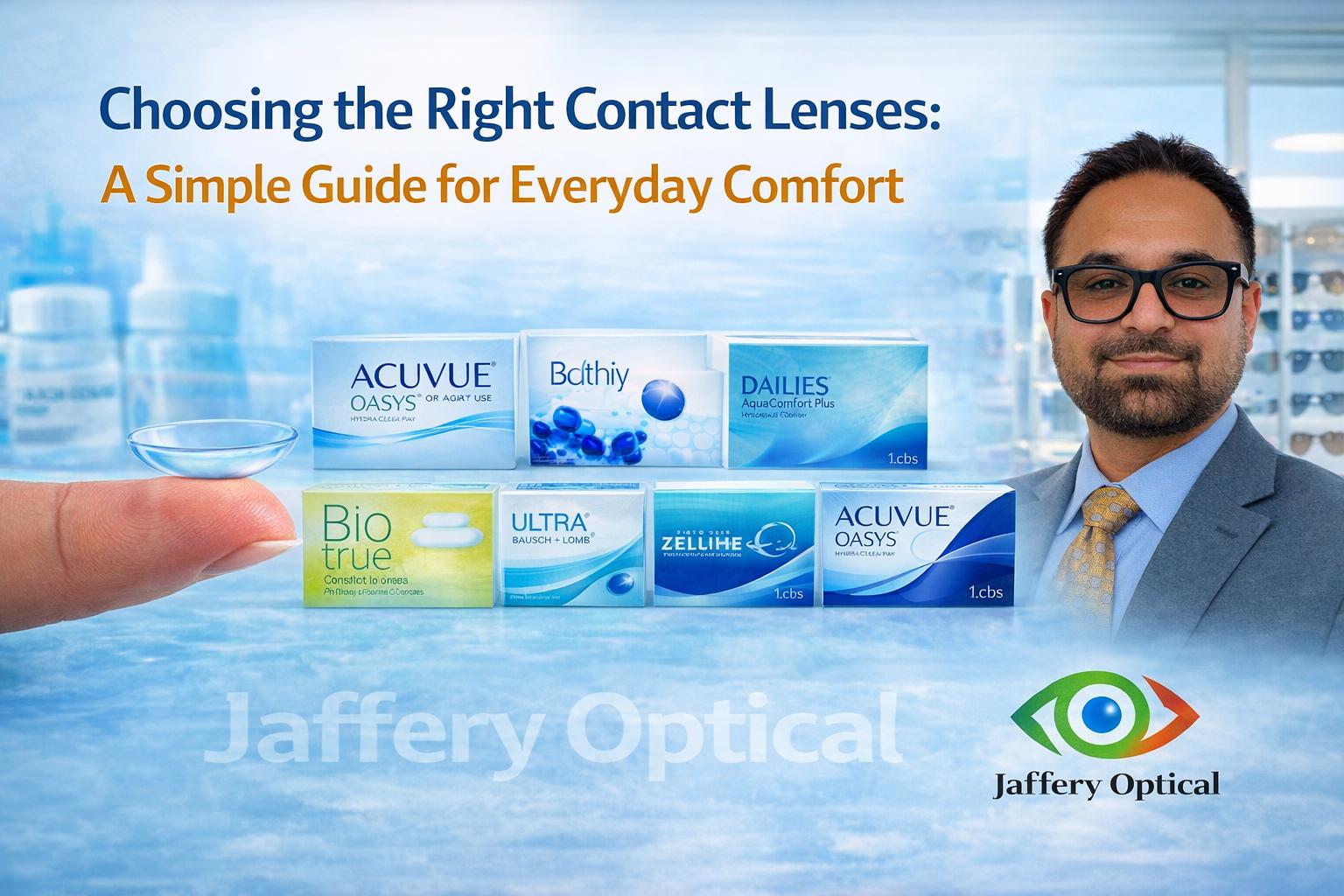 Choosing the Right Contact Lenses: A Simple Guide for Everyday Comfort